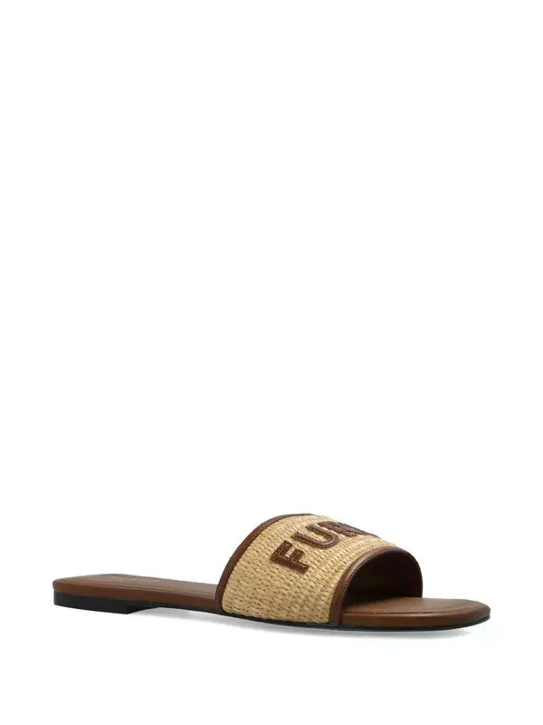 Furla Logo Sliders - Neutrals