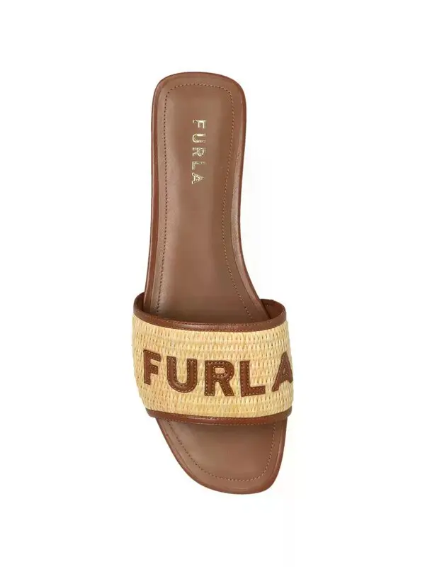 Furla Logo Sliders - Neutrals