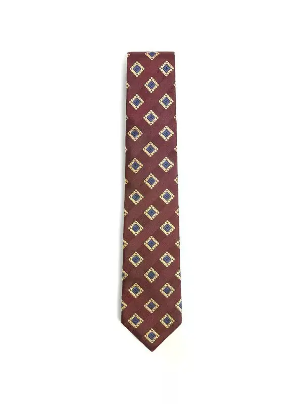 Valentino Garavani Silk Wool Jacquard Tie - Red