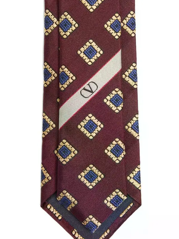 Valentino Garavani Silk Wool Jacquard Tie