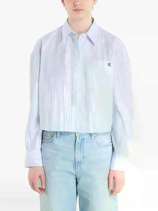 Calvin Klein Striped Cotton Shirt