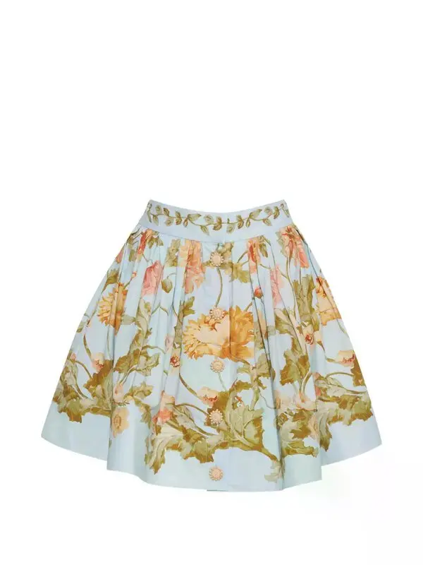 Cara Cara Betty Button-detail Mini Skirt