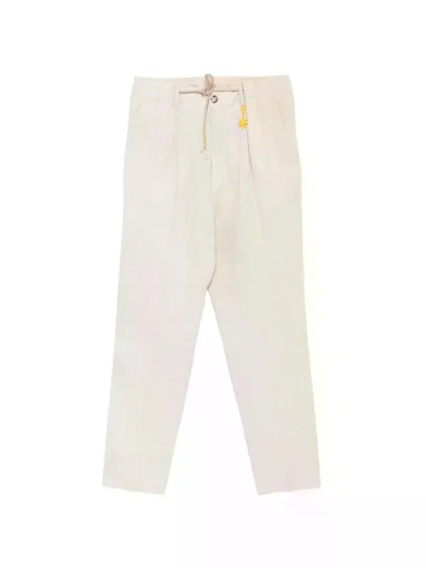 MANUEL RITZ Drawstring Trousers - Neutrals
