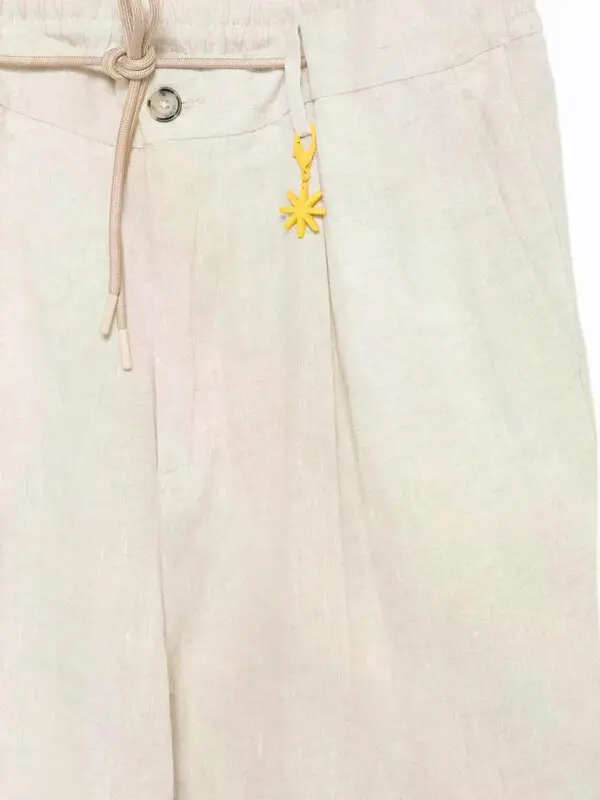 MANUEL RITZ Drawstring Trousers - Neutrals