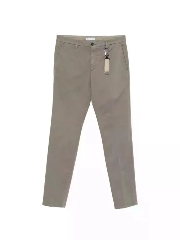 MANUEL RITZ Logo Patch Trousers - Brown