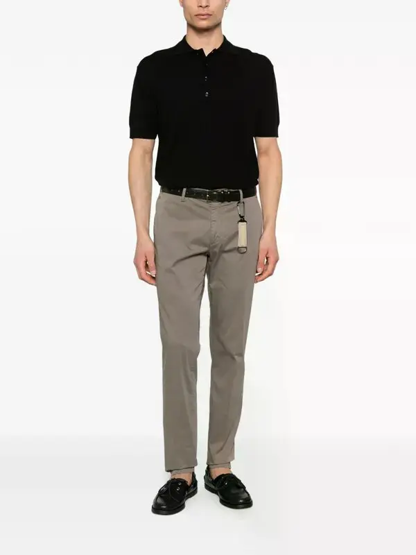 MANUEL RITZ Logo Patch Trousers - Brown