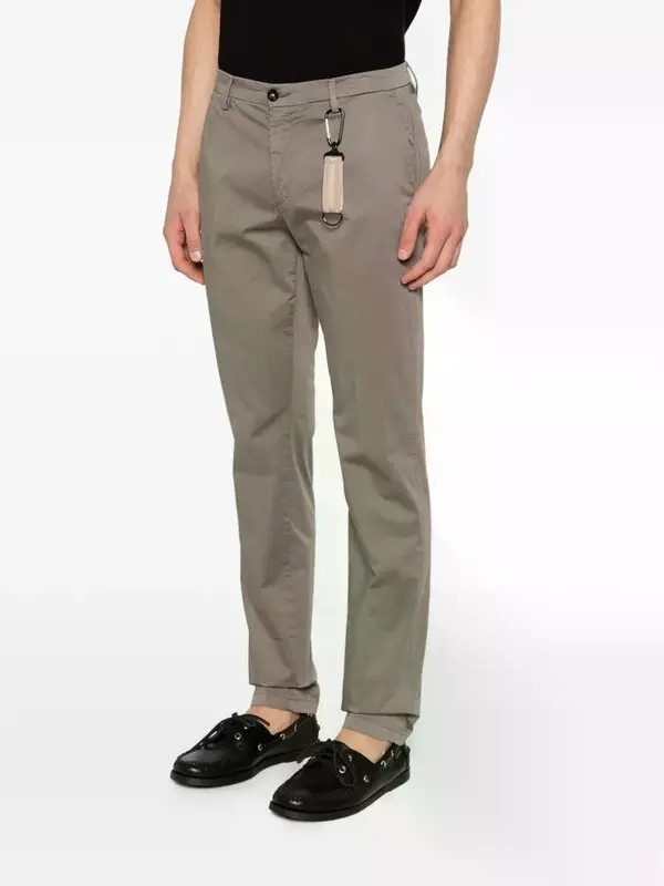 MANUEL RITZ Logo Patch Trousers - Brown