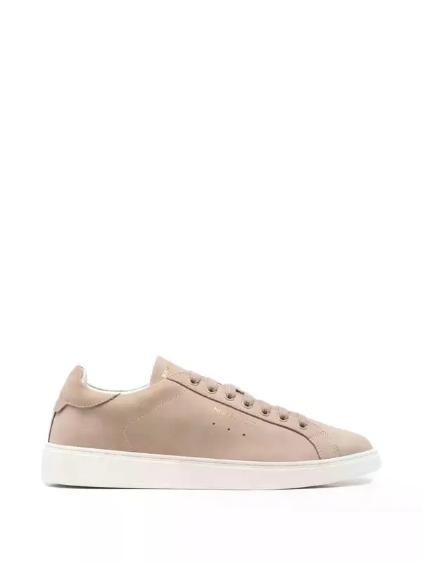 MANUEL RITZ Nubuck Leather Sneakers - Brown