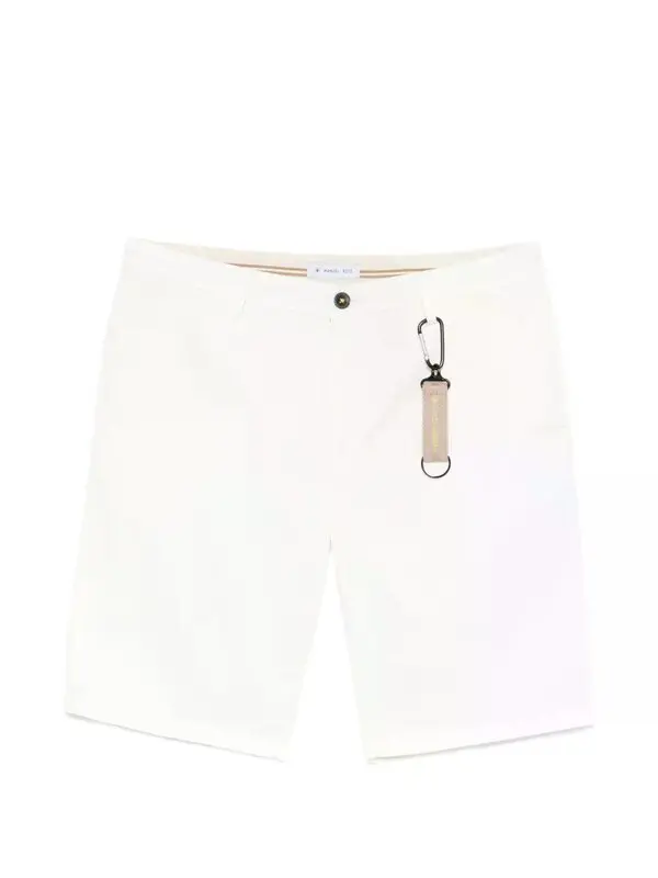 MANUEL RITZ Chino Twill Bermuda Shorts - Neutrals
