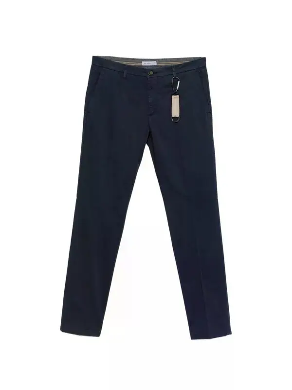 MANUEL RITZ Belt-loop Trousers - Blue