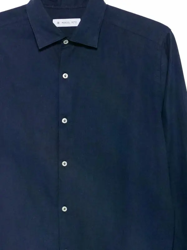 MANUEL RITZ Buttoned Shirt - Blue