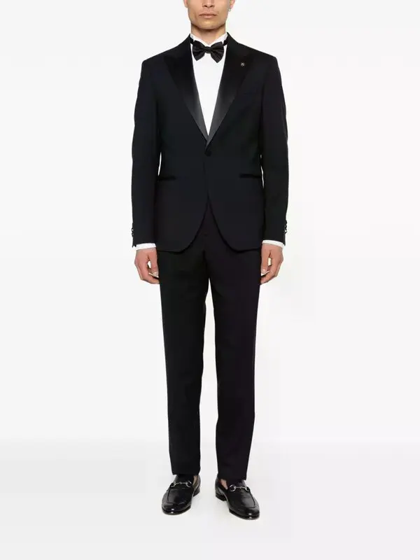MANUEL RITZ Long-sleeve Pocket Suit - Blue