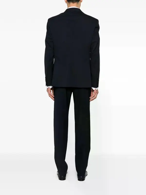 MANUEL RITZ Long-sleeve Pocket Suit - Blue
