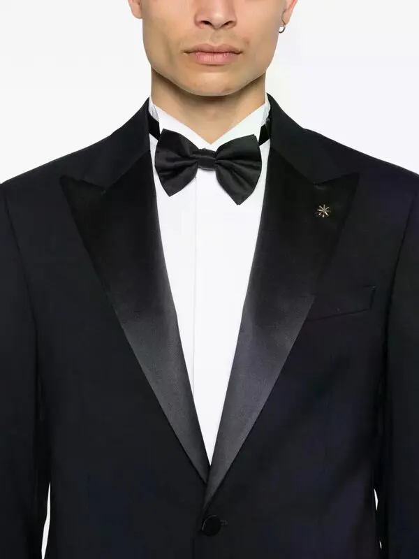 MANUEL RITZ Long-sleeve Pocket Suit - Blue