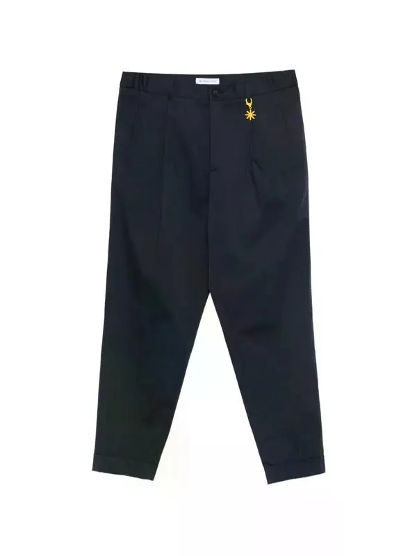 MANUEL RITZ Button-fastening Trousers - Blue