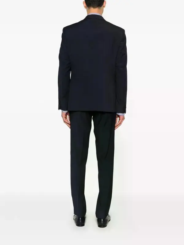 MANUEL RITZ Long-sleeve Pocket Suit - Blue