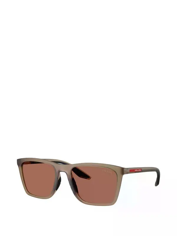 Prada Square-frame Sunglasses - Brown