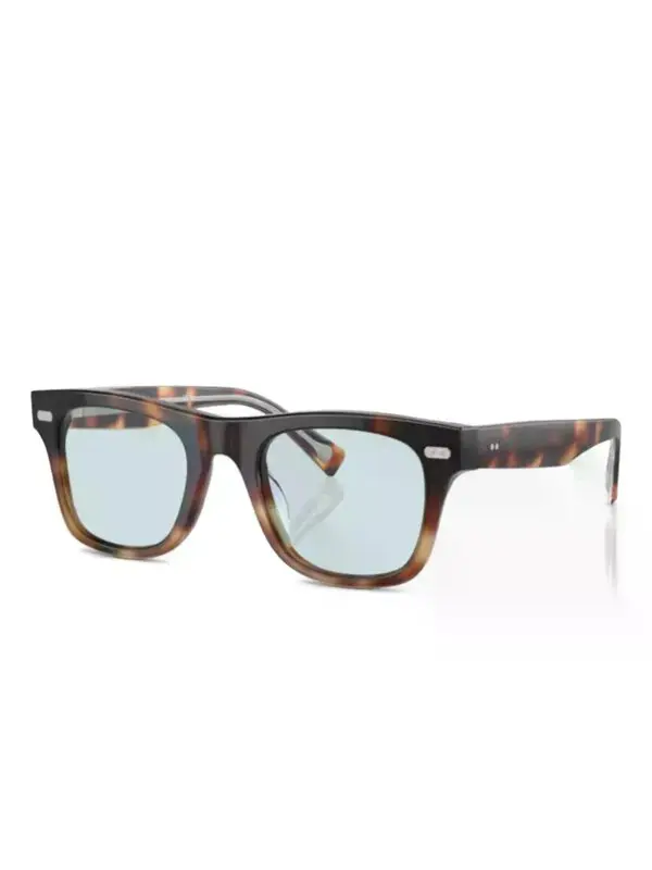 Brunello Cucinelli Square Frame Sunglasses - Brown