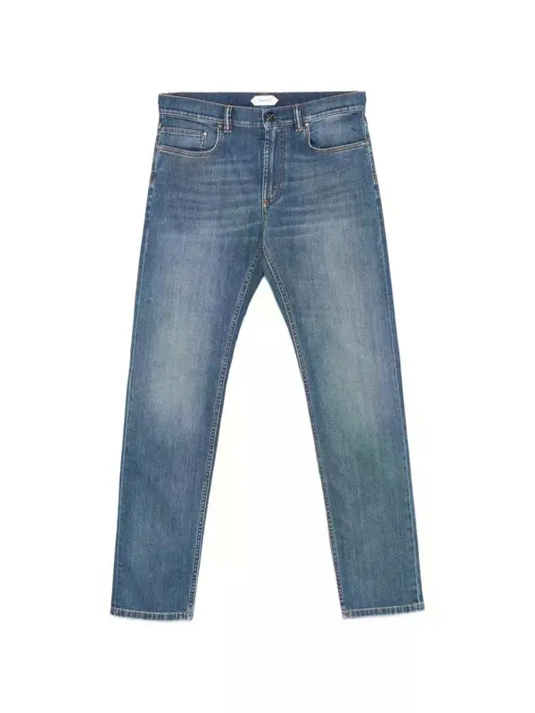 Versace Light Stonewashed Five-pocket Jeans - Blue