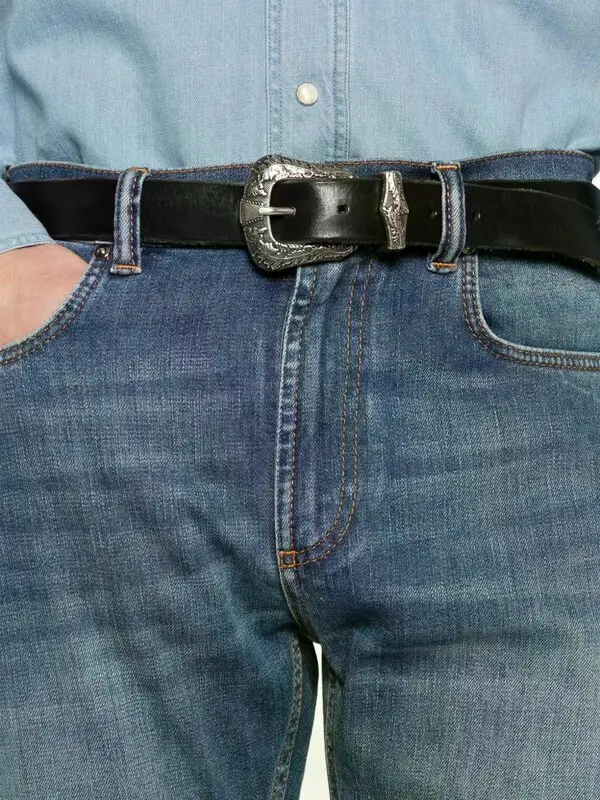 Versace Light Stonewashed Five-pocket Jeans - Blue