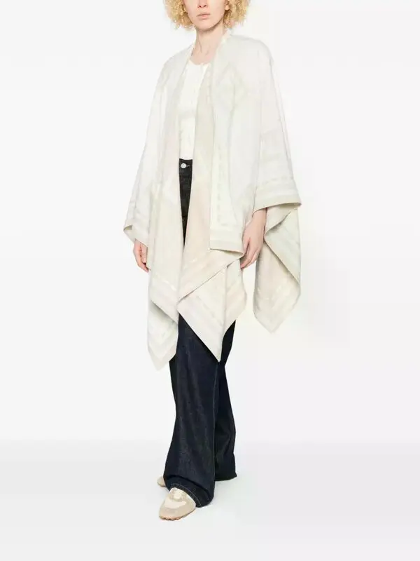 Fendi Geometric-patterned Cape