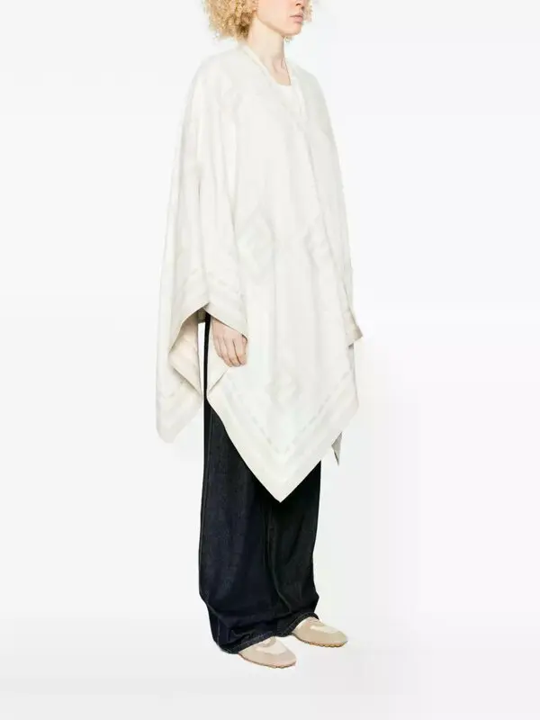 Fendi Geometric-patterned Cape