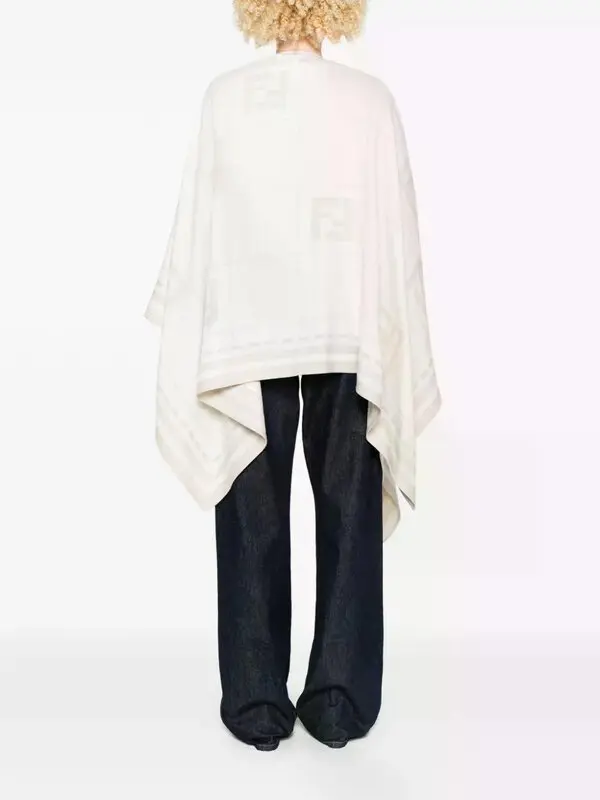 Fendi Geometric-patterned Cape
