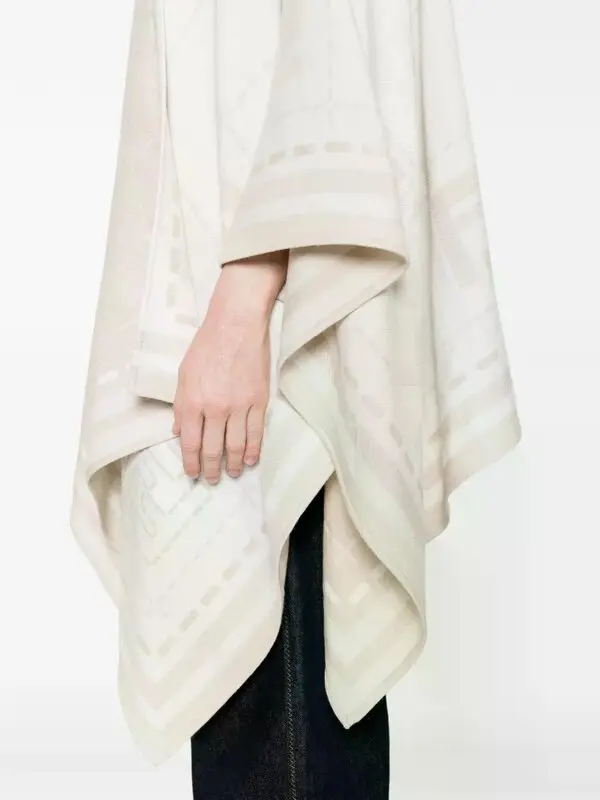 Fendi Geometric-patterned Cape