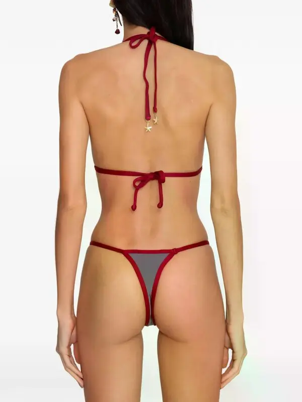 AMIR SLAMA X Jade Picon Triangle-top Bikini