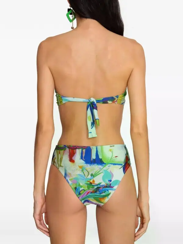 AMIR SLAMA Printed Tie Bikini