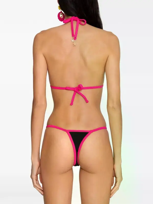 AMIR SLAMA Trimmed Tie Bikini