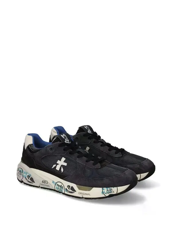 Premiata Mase 25 Logo-detail Sneakers - Black