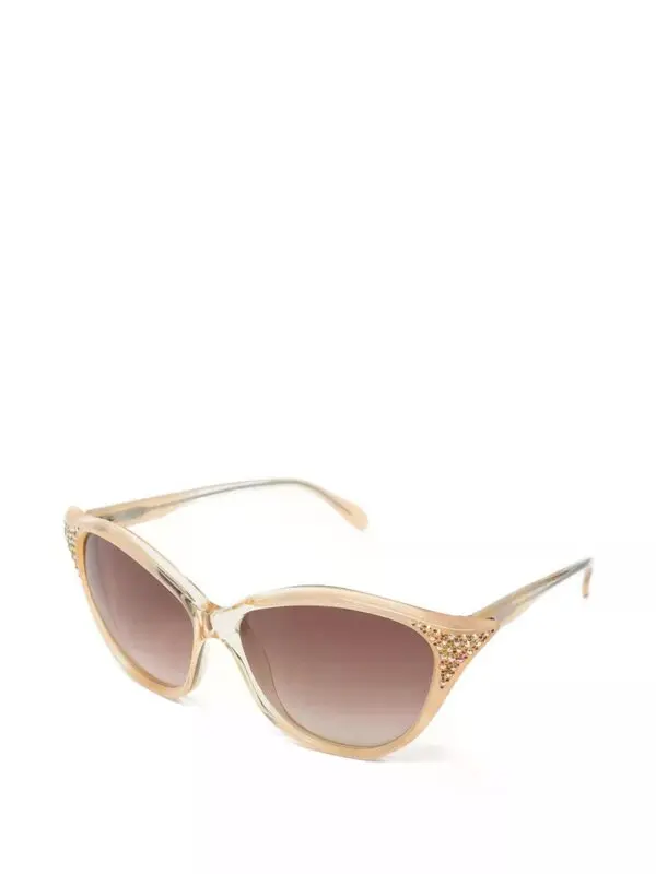 Pierre Cardin 1980s Embellished Cat-eye Sunglasses