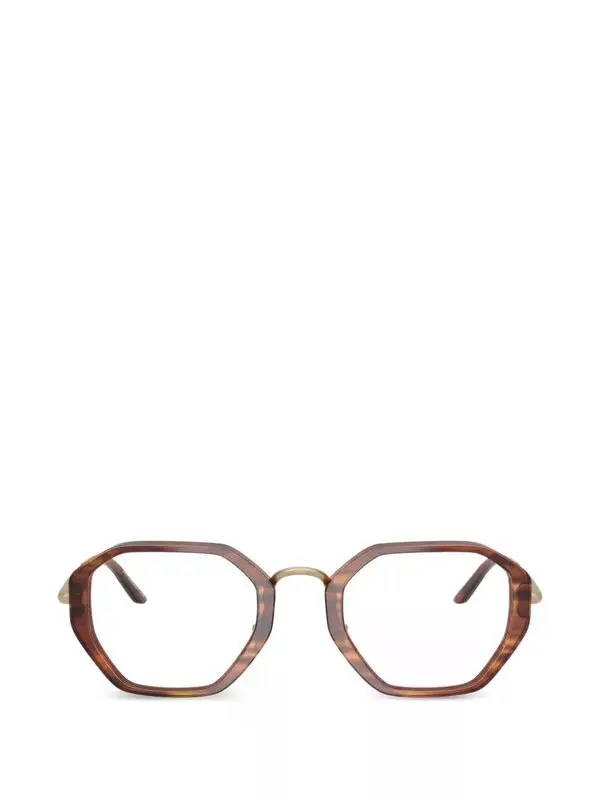 Giorgio Armani Octagon Frame Eyeglasses