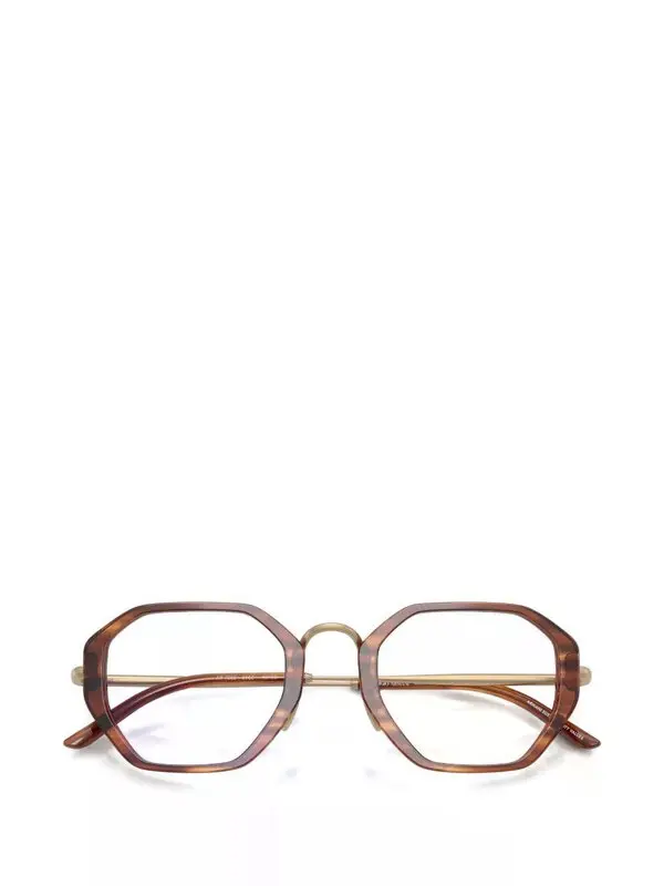 Giorgio Armani Octagon Frame Eyeglasses