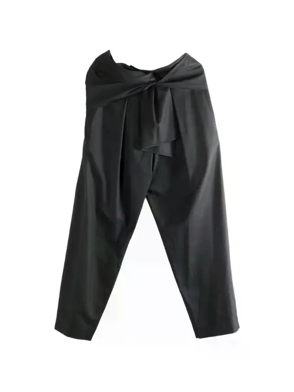 THE ROW Tie-waist Cropped Trousers