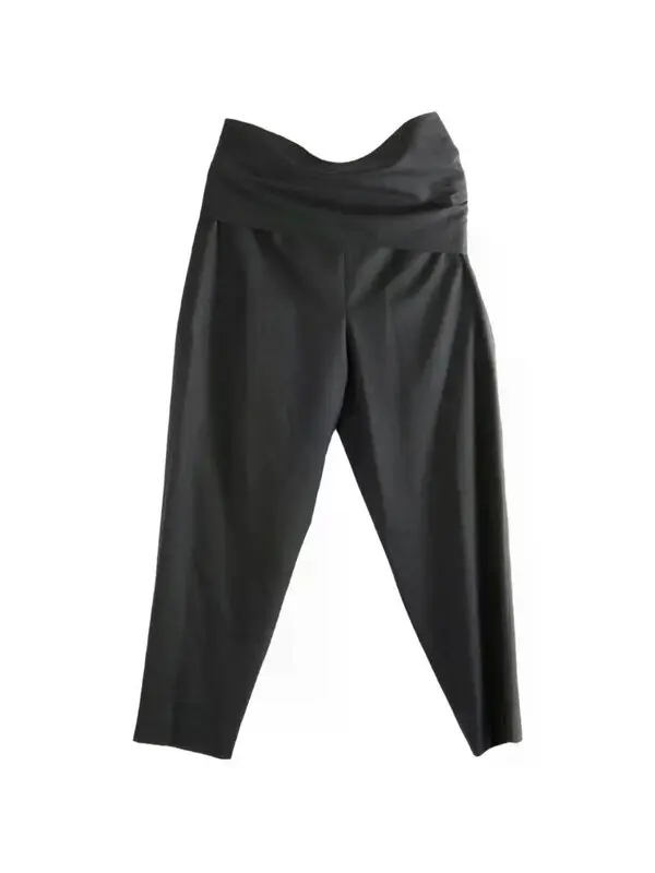 THE ROW Tie-waist Cropped Trousers
