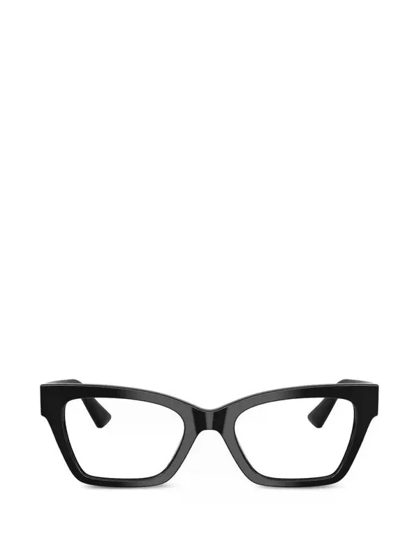 Giorgio Armani Full Rim Square Frame Glasses - Black
