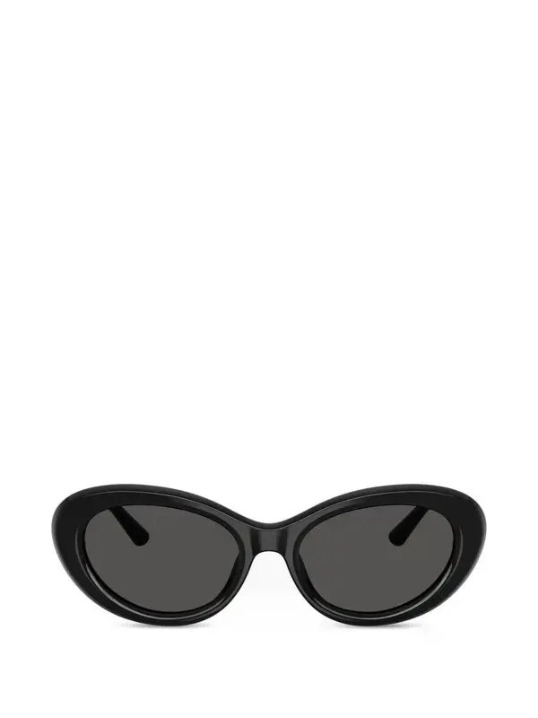 Dolce & Gabbana Oval-frame Sunglasses - Black