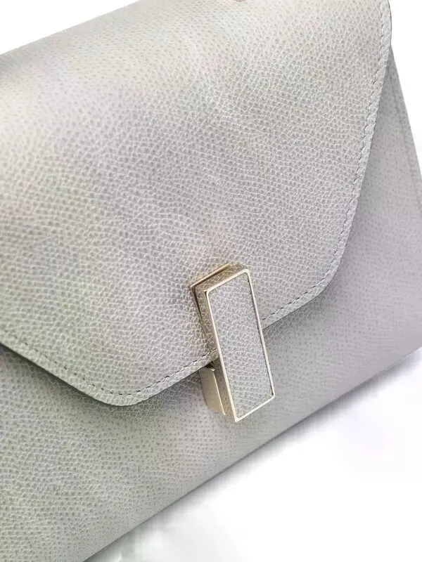 VALEXTRA Leather Crossbody Bag - Grey