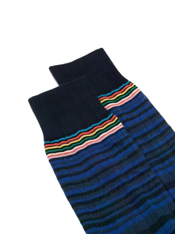 Paul Smith Striped Ankle Socks