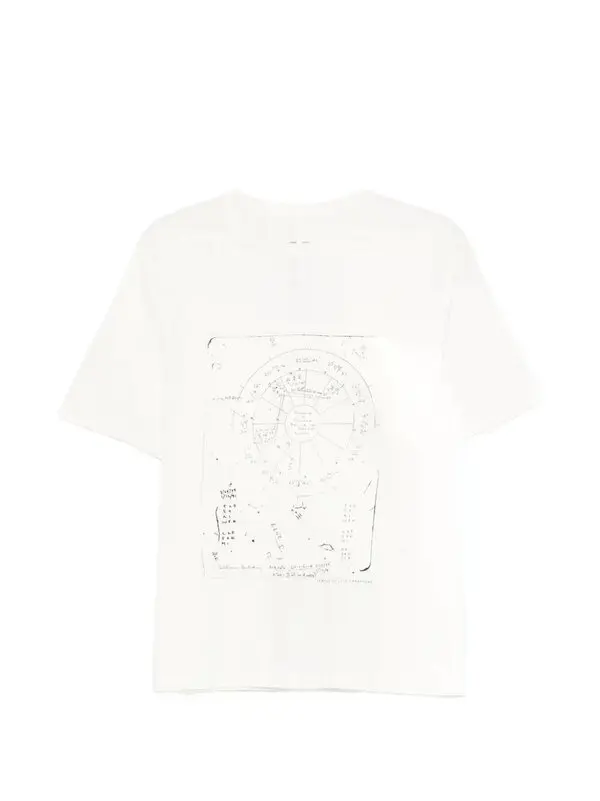 Rick Owens Graphic T-shirt - Neutrals