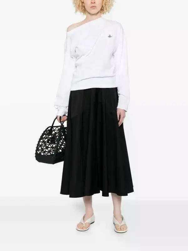 Bite Studios Zip-fastening A-line Midi Skirt