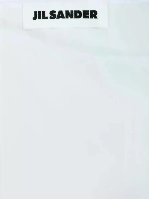 JIL SANDER Logo-detail Midi Skirt