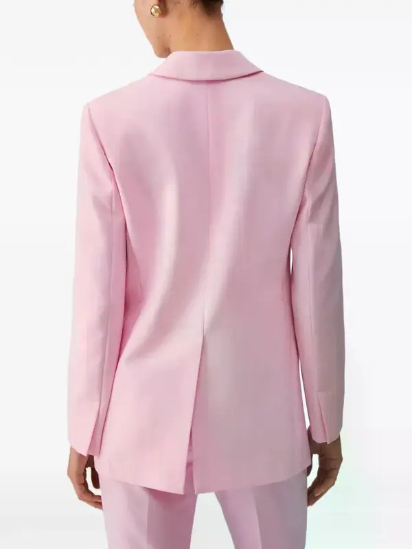 Liu Jo Belted Double-breasted Blazer - Pink