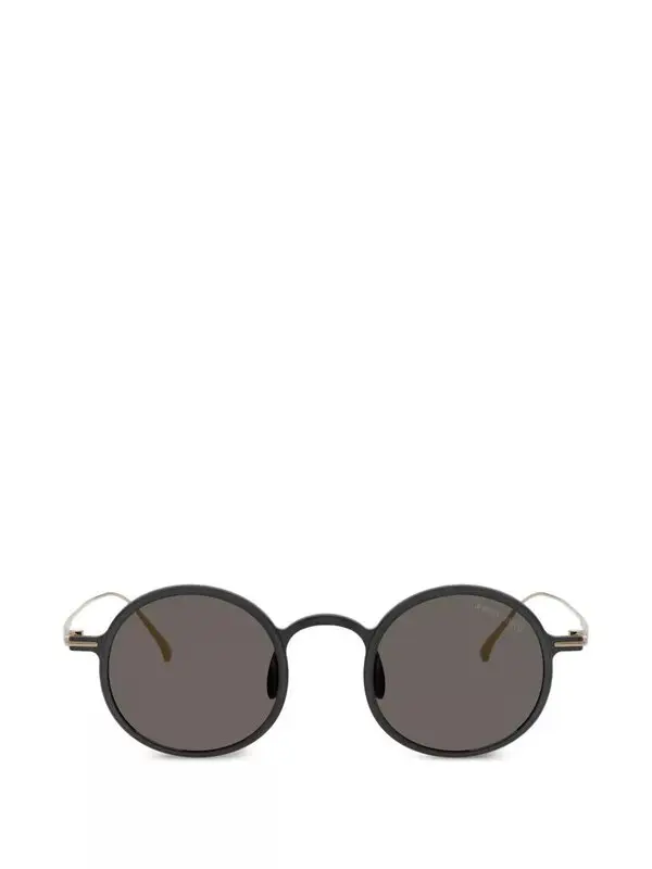 Giorgio Armani Round Frame Sunglasses - Black