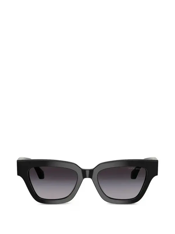 Giorgio Armani Geometric-frame Sunglasses - Black