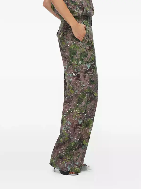 Liu Jo Printed Cargo Trousers