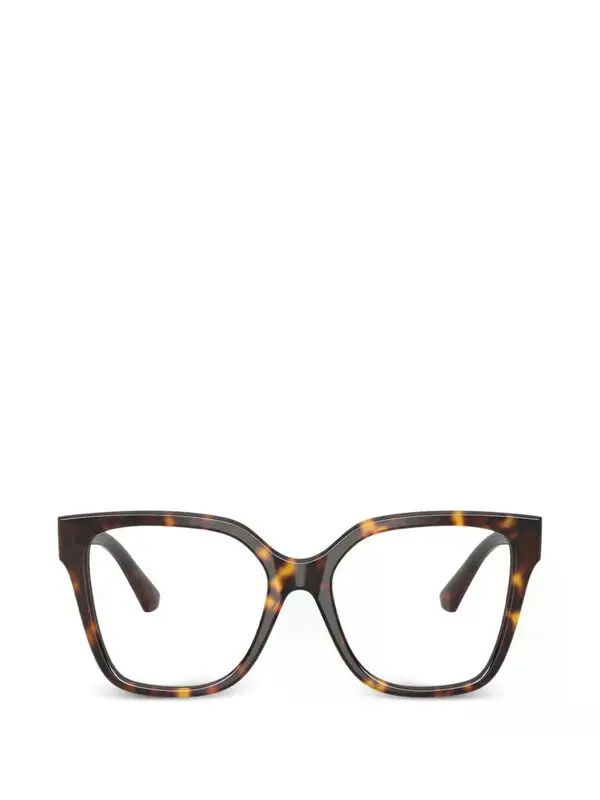 Burberry Geometric-frame Eyeglasses - Brown