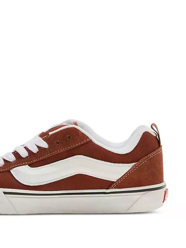 VANS Knu Skool Lace-up Suede Sneakers - Brown